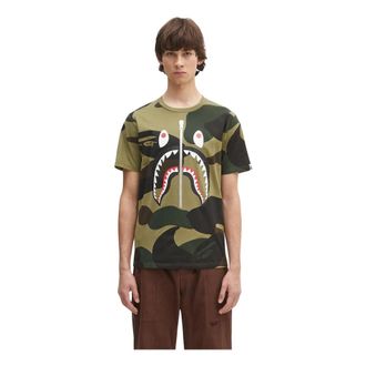 A Bathing Ape Giant 1St Camo Shark T-shirt - - Tops - Herren - Mehrfarbig - XL