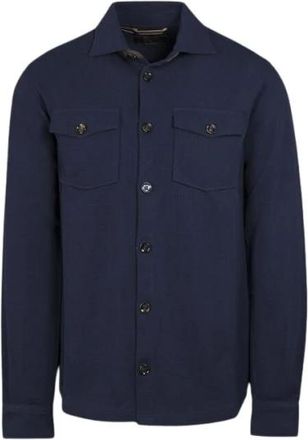 Moorer Homme, Pulls, Bleu, Taille: M Modern Overshirt