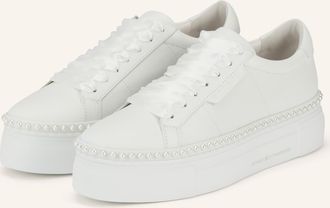 Kennel & Schmenger Sneaker Nano Mit Schmuckperlen weiss