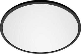 Philips Multipack 2x Superslim 3-en-1 Luminaire LED SceneSwitch CL550 15W IP44 1300lm 2700K, gradation sans gradateur, noir W315193