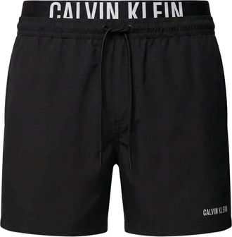 Calvin Klein Homme, Maillots de bain, Noir, Taille: M Medium Drawstring Boxer