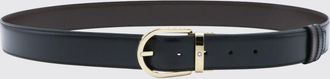 Montblanc Ceinture r&eacute;glable en cuir avec boucle &agrave; ardillon et logo grav&eacute;