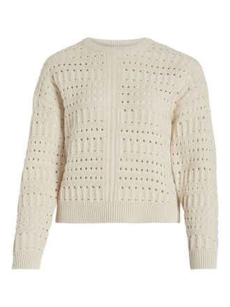 Vila Vilisette L/S O-Neck Knit Top