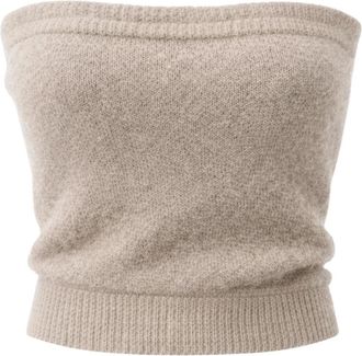 Americandreams Americandreams, Femme, Tops, Beige, Taille: 44 FR Tessi Bandeau Alpaca Top