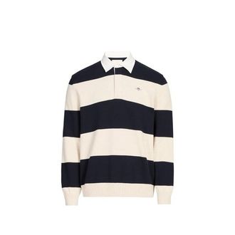 GANT Streifenpullover aus Baumwolle - Blau