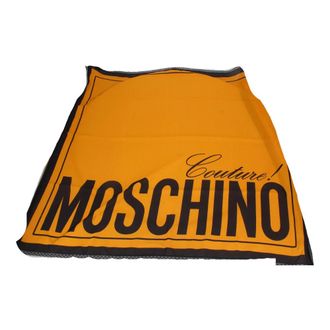 Moschino Seidenschal - - Accessories - Damen - Gelb - ONE SIZE