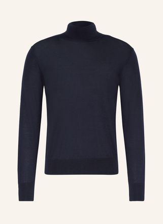 Agnona Agnona Rollkragenpullover Mit Cashmere Und Seide blau