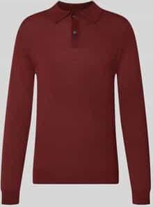 Christian Berg Regular Fit Poloshirt aus Woll-Mix
