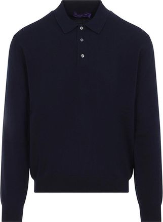 Ralph Lauren Purple Label Poloshirt - Blau