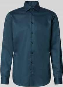 Christian Berg Regular Fit Businesshemd aus Baumwolle mit Kentkragen