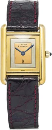 Cartier montre Must de Tank 21 mm pre-owned - Or