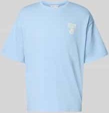 Casual Friday Relaxed Fit T-Shirt mit Statement-Print Modell RUDE