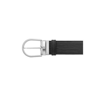Montblanc Ceinture en cuir textur&eacute;