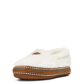 Ariat Womens Snuggle Slipper Fleece Shoes in Appaloosa Cotton, B Medium Width, Size X-Large, by Ariat