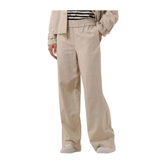 Modstr&ouml;m Weite Hosen - - Trousers - Damen - Beige - L