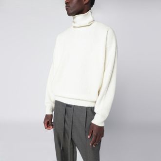 Fear of God Wei&szlig;er Rollkragenpullover aus Wolle