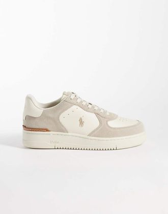 Polo Ralph Lauren Masters Court - Baskets - Cr&egrave;me-Blanc