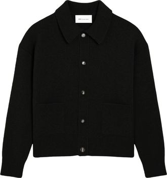 Ami Hemdkragen-Strickjacke - - Knitwear - Herren - Schwarzk - S