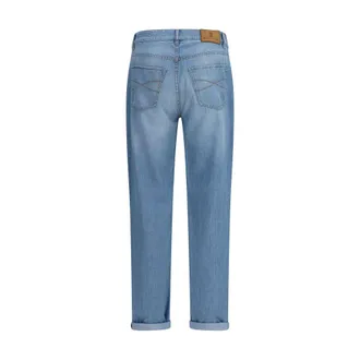 Brunello Cucinelli Cotton Relaxed Fit Jeans - Blue
