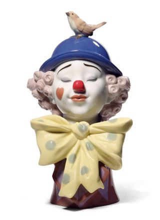 N&atilde;o Porcelain by Lladro A CLOWNS Friend 2001721