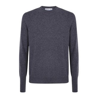 Ballantyne Cashmere Rundhalspullover - - Knitwear - Herren - Grau - M