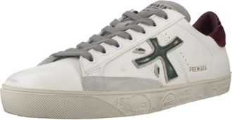 Premiata Baskets Steven 7631, Blanc, 40 EU