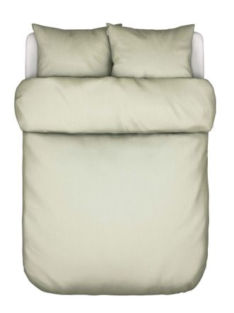 Marc O'Polo Bettw&auml;sche Senja Moss Green, 200x200 + 2X 80x80 cm - 100% Bio-Baumwolle Renforce 144TC - Uni