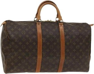 Louis Vuitton unisex, Pre-owned, Brun, Taille: ONE Size Sac Week-end en Toile Pre-owned
