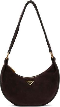 Guess Cuir sac à épaule bandoulière Amita Hobo Crossbody Bag Espresso marron foncé