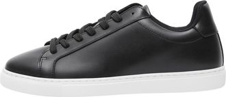 Selected SELETED HOMME Herren SLHEVAN New Leather NOOS O Sneaker, Black, 43 EU