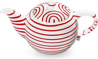 Gmundner Keramik 5L F&uuml;llmenge : 1.5 Liter Rotgeflammt Geschirr, handgemacht in &Ouml;sterreich