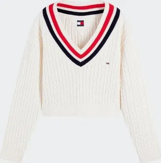 Tommy Jeans Pull col V - Taille XS