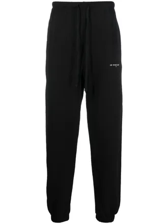 Ih Nom Uh Nit pantalon de jogging en coton &agrave; logo imprim&eacute; - Noir