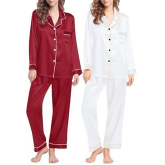 Generic HUIFUAO Pyjama Femme Pyjama Femme ete Pyjama Femme Coton Pyjama Short Femme Pyjama Femme Hiver Ensembles de Pyjama Femme Bas de Pyjama Femme Pyjama Fe
