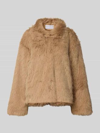 Jake*s Kunstfell-Jacke mit Umlegekragen