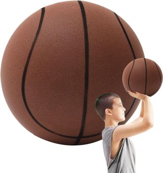 Generic Lautloser Basketball aus Schaumstoff | Ger&auml;uscharmes Innenraum-Trainingsball f&uuml;r Kinder & Erwachsene | Extra Weich & Luftlos in Gr&ouml;&szlig;e 3/5/7 | Ideal f&uuml;