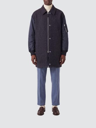 Comme Des Gar&ccedil;ons Blouson bomber en laine avec zip et logo