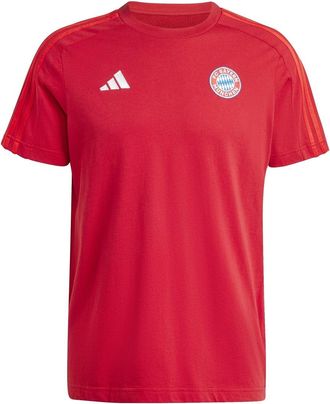 adidas Herren FC Bayern München DNA T-Shirt 2024 2025 Erwachsene, rot, XL