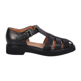 Churchs Schwarze Sandalen mit Ausschnittdetails - - Shoes - Damen - Schwarzk - 38 EU