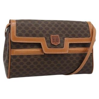 Celine Pre-owned Vintage Canvas Shoulder Bag - - Pre-owned - Damen - Braun - ONE SIZE