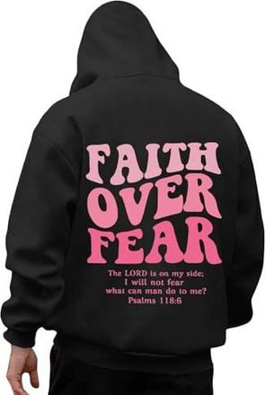 Generic Sweat a Capuche Homme Sweatshirt Hooded Sweats &agrave; Capuche Homme Manches Longues avec Imprim&eacute; Graphique Avant et Arri&egrave;re pour Look Relax&eacute;