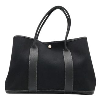 Herm&egrave;s Pre-owned Vintage Canvas Tote Bag - - Pre-owned - Damen - Schwarzk - ONE SIZE