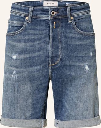 Replay Jeansshorts blau