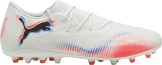 Puma Future 8 Match Fu&szlig;ballschuhe mit festem Boden f&uuml;r Herren, Niedrig geschnitten (Puma Wei&szlig;)