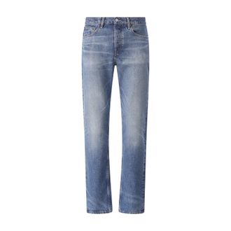 Frame Denim Mid-Rise Straight Jeans