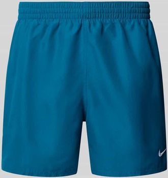 Nike Badeshorts mit Logo-Stitching und Eingrifftaschen
