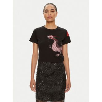 Pinko Pinko T-Shirt Quentin 100535 A1QT Schwarz Regular Fit