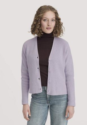Hessnatur Strickjacke Relaxed aus reiner Bio-Baumwolle (1-tlg)