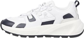 Tommy Hilfiger Femme, Chaussures, Blanc, Taille: 41 EU Baskets Blanches pour un look &eacute;l&eacute;gant