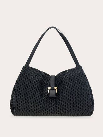 Ferragamo Damen Totebag (L) Schwarz